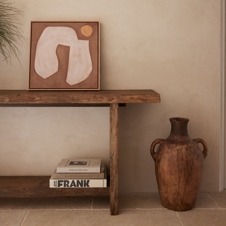 Reclaimed Natural Timber Console - Handcrafted – Bodhi Living