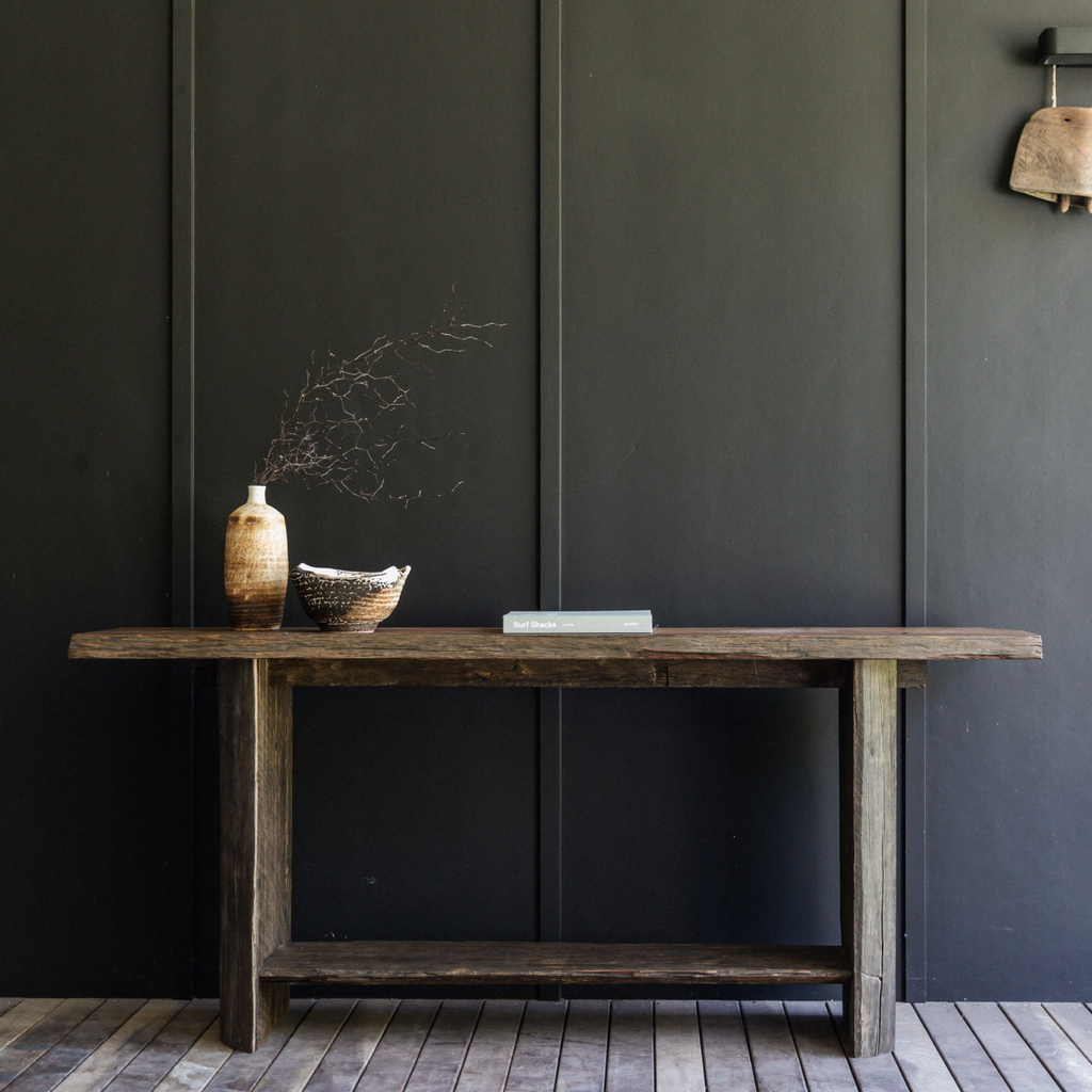 Reclaimed Natural Timber Console - Handcrafted – Bodhi Living