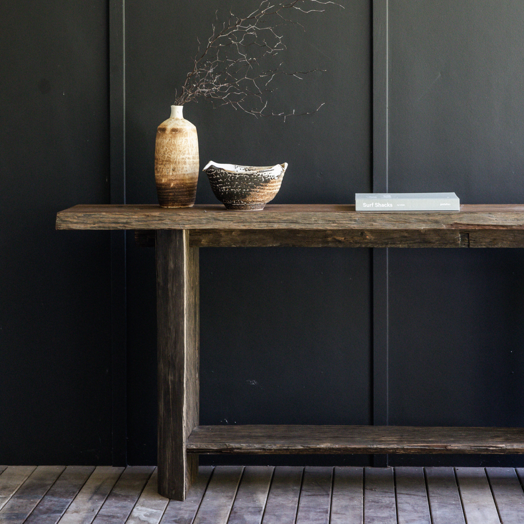 Reclaimed Natural Timber Console - Handcrafted – Bodhi Living
